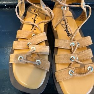 Free People | Shoes | Free People Sun Chaser Tall Gladiator Sandals ...